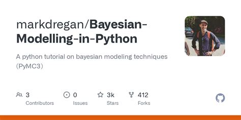 Github Markdreganbayesian Modelling In Python A Python Tutorial On