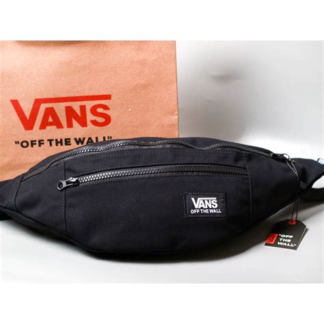 Jual Tas Waistbag Pria Mono Black Premium FREE PAPERBAG Tas Pinggang Tas Selempang New