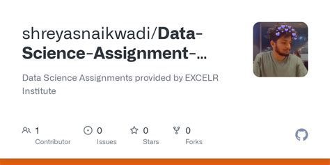 Github Shreyasnaikwadidata Science Assignment Excelr Data Science Assignments Provided By