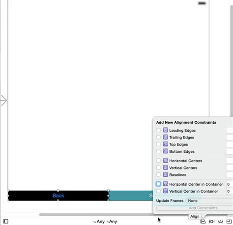 ios need assistance setting two buttons of equal width side by side