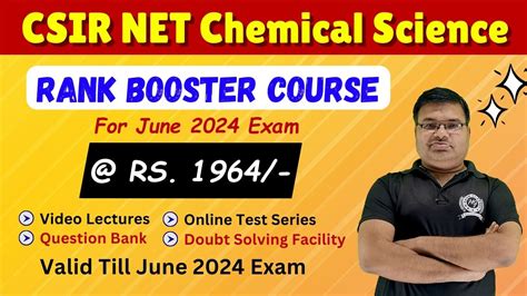 Csir Net Jrf Chemical Science H Gaur Classes