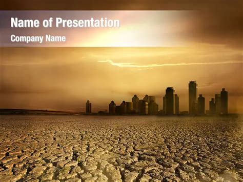 Dried Soil PowerPoint Templates Dried Soil PowerPoint Backgrounds Templates For PowerPoint
