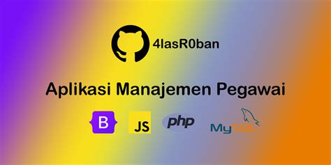 GitHub LasR Ban Aplikasi Manajemen Pegawai Aplikasi Manajemen Pegawai With Bootstrap