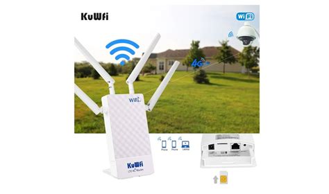 Мощный прошитый LTE 4G 3G WIFI уличный роутер KuWhi CPF905-CF5 под ...
