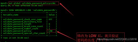 Your Password Does Not Satisfy The Current Policy Requirementsmysql必知必