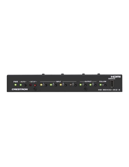 Crestron 4x2 4k60 4 4 4 Hdr Av Switcher Hd Md4x2 4kz E 6511307
