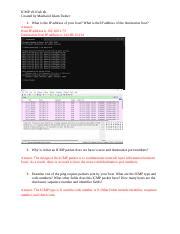 Icmp Lab 4b Docx ICMP V8 0 Lab 4b Created By Mazharul Islam Tusher 1 What Is The IP Address