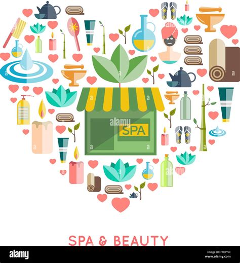 Spa And Beauty Concept Stock Vector Image And Art Alamy