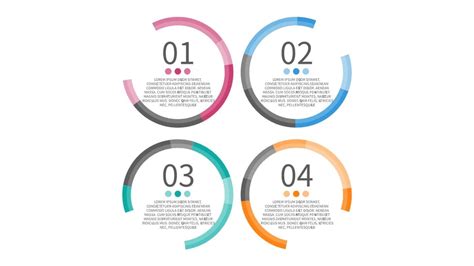 Three Circles With Different Colors And Shapes On Them Google Slide Theme And Powerpoint