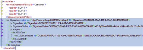 Signature Highlighted Of The Initial Policy Offer XML Nodes For Download Scientific Diagram