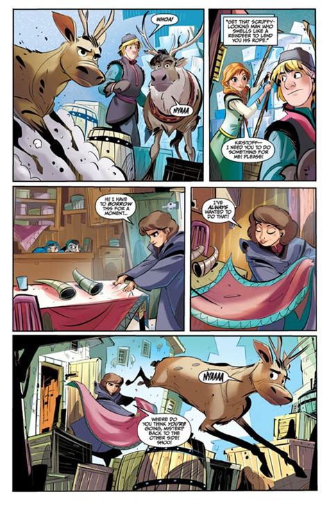 The ‘frozen Story Continues In Comic Book Preview Comic Books