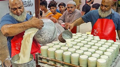 Mawa Rabdri Lassi Old Chacha Making 100 Doodh Dahi Rabdi Lassi