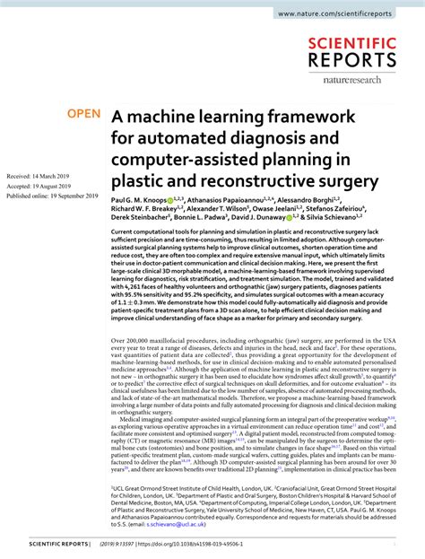 Pdf A Machine Learning Framework For Automated Diagnosis And Computer