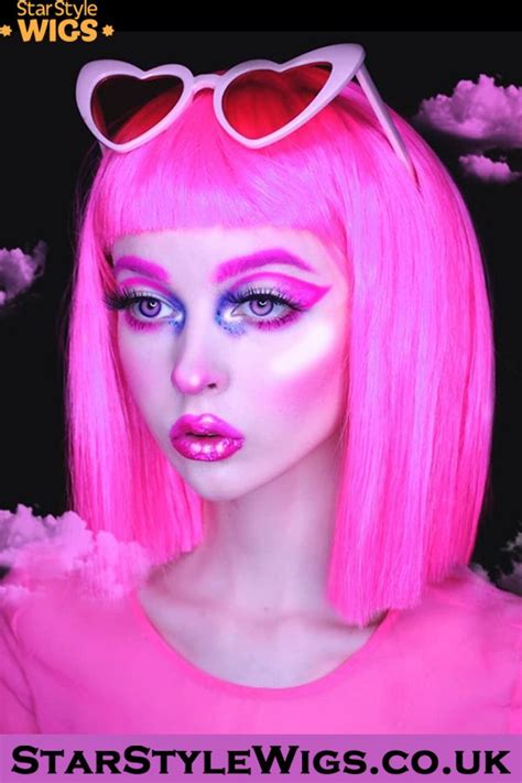 Picnic Acid Wig Wigs Pink Wig Celebrity Wigs