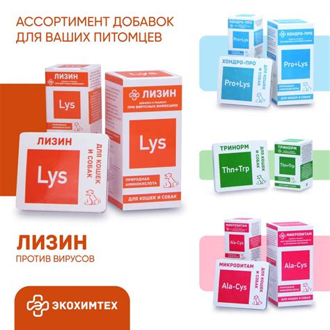 Лизин —кормовая добавка для профилактики и лечения герпесвирусного ...
