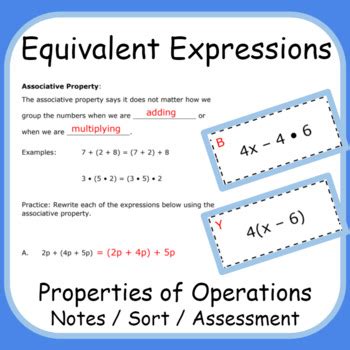Equivalent Expressions Examples