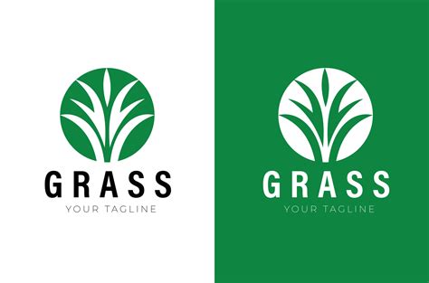 Green Grass Circle Logo Design Illustration 42971681 Vector Art At Vecteezy