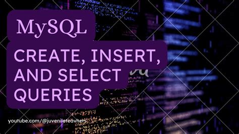 How To Use Create Insert And Select Queries In Mysql Using Mysql