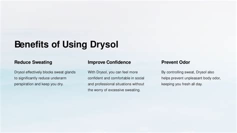 Ppt Drysol Antiperspirant Powerpoint Presentation Free Download Id13379551