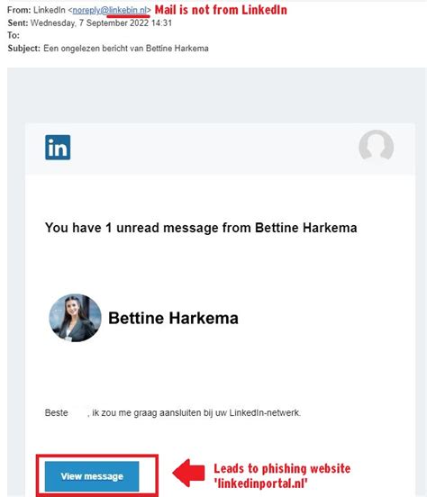 Linkedin Phishing Scam This Fake Facebook
