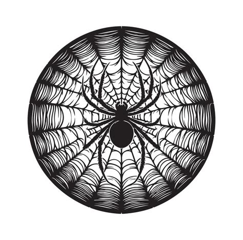 Spider Web Circle Vector Art Icons And Graphics For Free Download