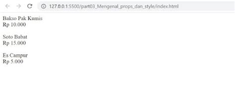 Tutorial Belajar Reactjs 4 Mengenal Props Dan Styling Pada Component