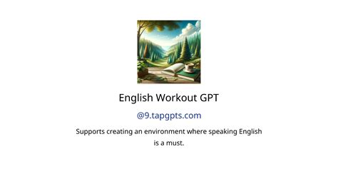 English Workout Gpt Gpts Features And Functions Examples And Prompts Gpt Store