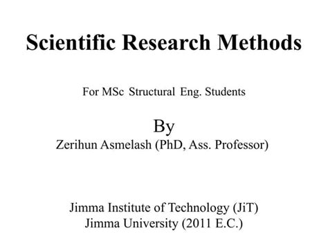 Research Methodologies In Computer Science Chapter 1 Pptx
