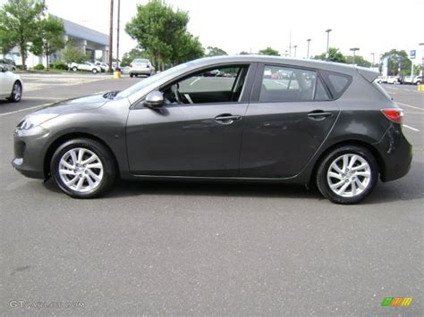 Graphite Mica 2012 Mazda Mazda3 I Grand Touring 5 Door Exterior Photo