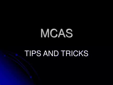 Ppt Mcas Powerpoint Presentation Free Download Id 4250221