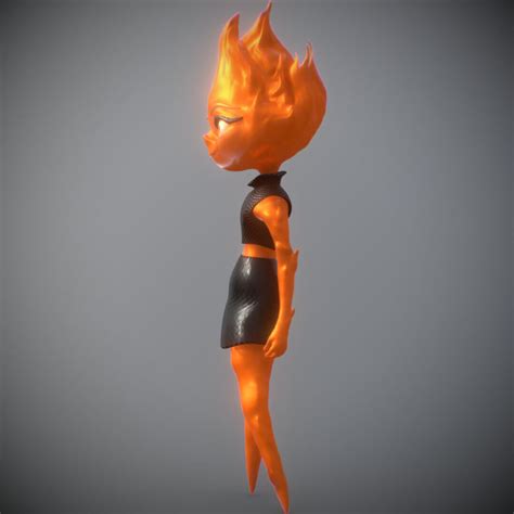 Pixar Elemental Ember Lumen Printable 3d Print Model By Danyelon