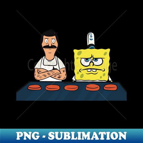 Bobs X Spongebob Retro Png Sublimation Digital Download Inspire