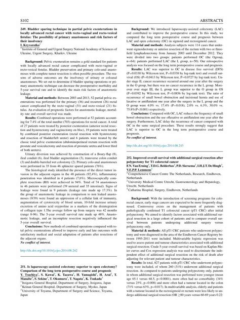 Pdf 251 Is Laparoscopy Assisted Colectomy Superior To Open Colectomy