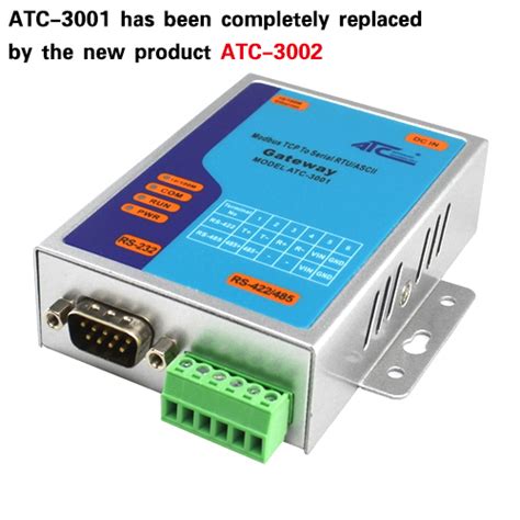Ethernet To Serial RS Converter With Modbus Protocol Shenzhen ATC Technology CO LTD
