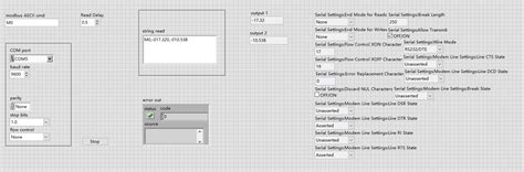 solved acquiring data using rs232andmodbus ascii on ni myrio ni community