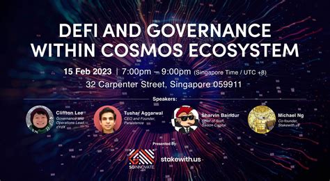 Defi And Governance Within Cosmos Ecosystem Sginnovate