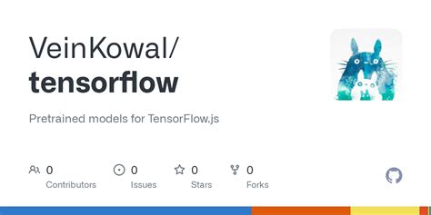 Github Veinkowaltensorflow Pretrained Models For Tensorflowjs