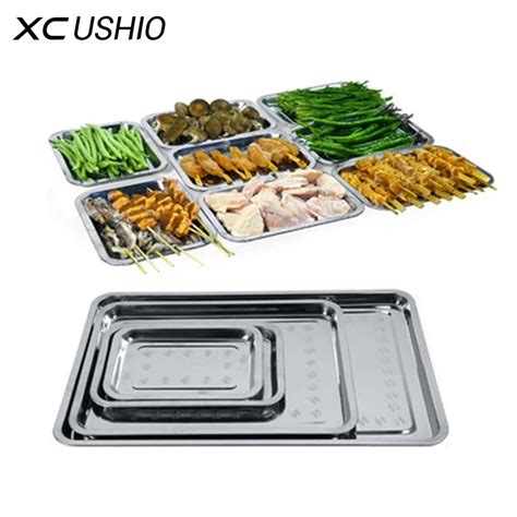 Metal Serving Trays For Bbq At Joel Gsell Blog