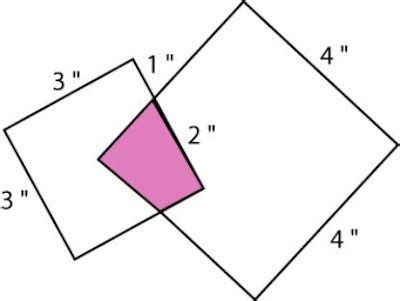 Curmudgeon Overlapping Squares Puzzle