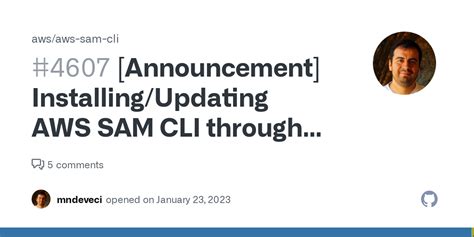 Announcement Installing Updating Aws Sam Cli Through Homebrew Issue Aws Aws Sam Cli