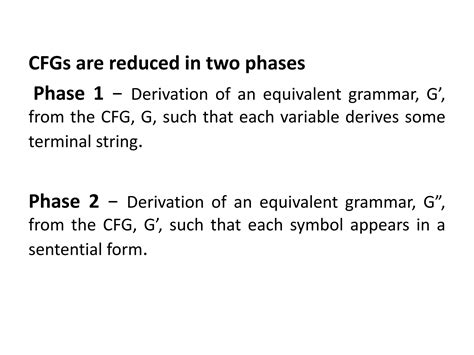 simplification of cfg ppt pptx programming languages computing