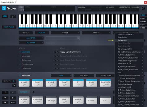 Batch Import Midi Chord Progressions 5 By Ed66 Scaler 2 General Discussion Scaler Music