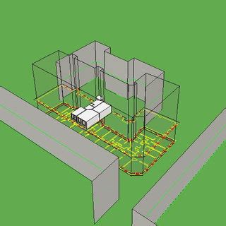 Building Model With Surrounding Buildings Download Scientific Diagram