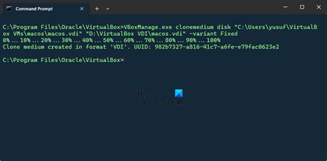 Convert A VirtualBox Fixed Disk To A Dynamic Or Vice Versa