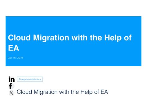 Cloud Migration With The Help Of Ea Bizzdesignpdf