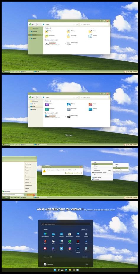 Windows Xp Olive Green Theme For Windows 11 Cleodesktop