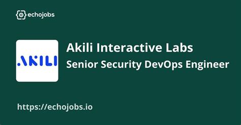 Akili Interactive Labs Is Hiring Senior Security Devops Engineer Usd