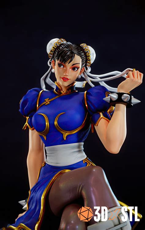 Chun Li Street Fighter Stl Epic 3d Model 3dxstl
