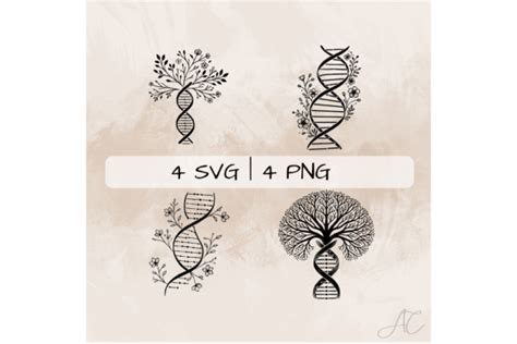 DNA Tree Of Life SVG Bundle Graphic By ArtistiC Ortex Creative Fabrica