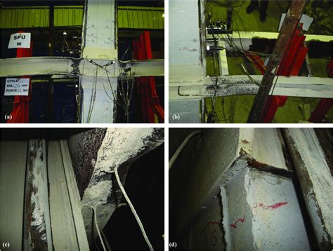 The First Specimen At 8 Drift A Concrete Crack Propagation And Beam Download Scientific